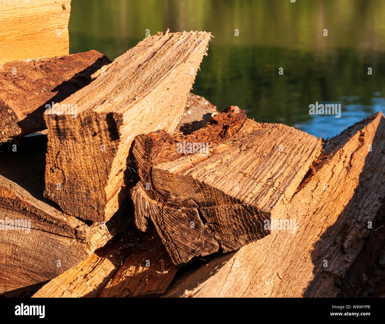 Logs of different sizes hi-res stock photography and images - Alamy