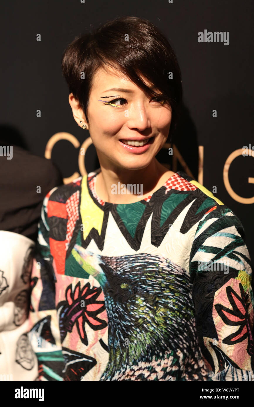 Hong Kong actress and singer Sammi Cheng smiles during the Coven Garden ...