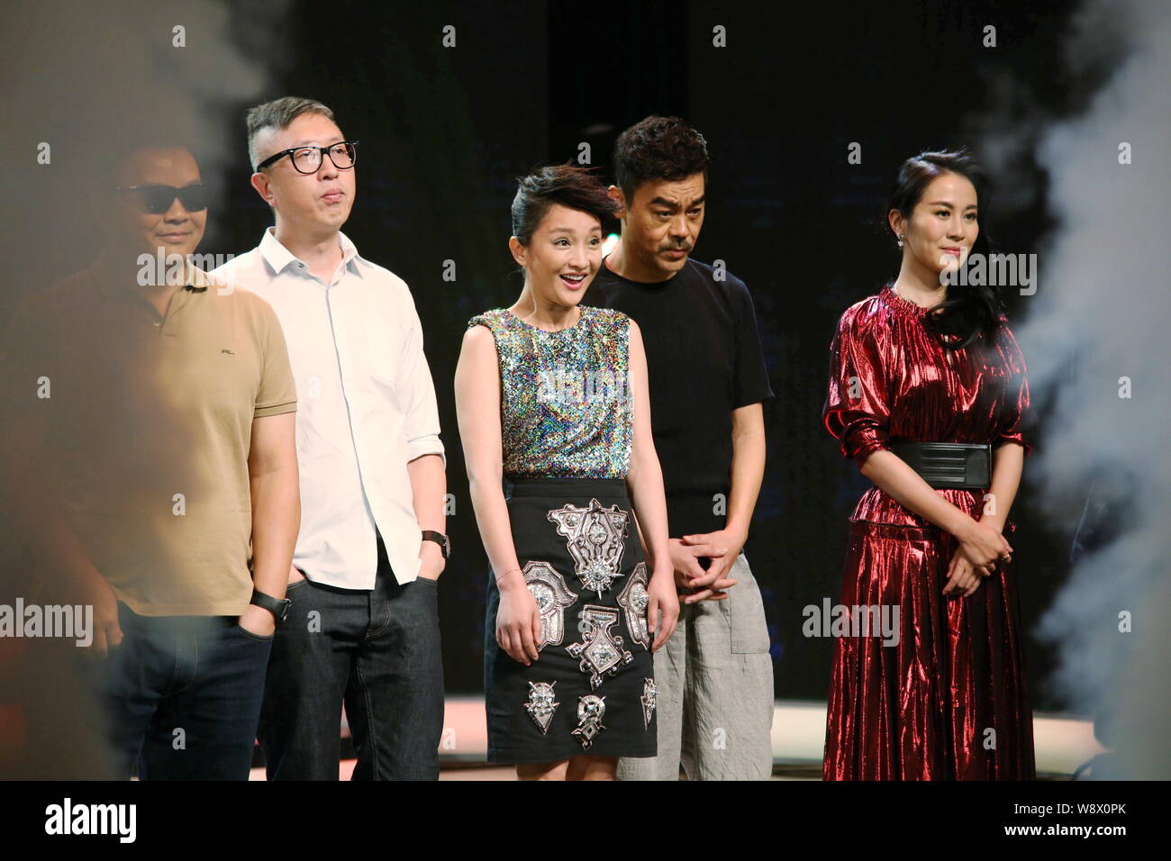 (From left) Hong Kong directors Alan Mak Siu-fai and Felix Chong Man ...