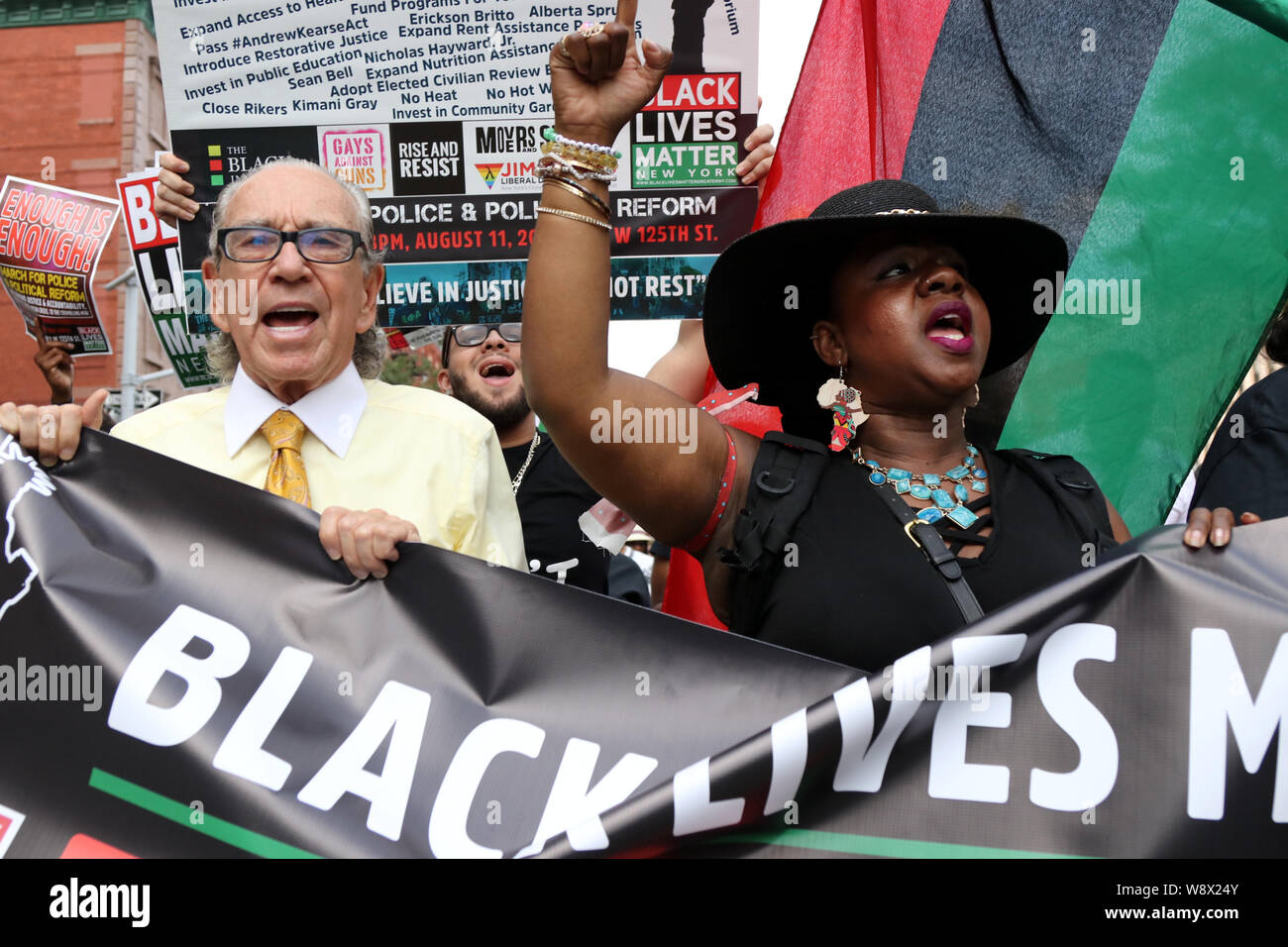 New York City, New York, USA. 11th Aug, 2019. Black Lives Matter New ...