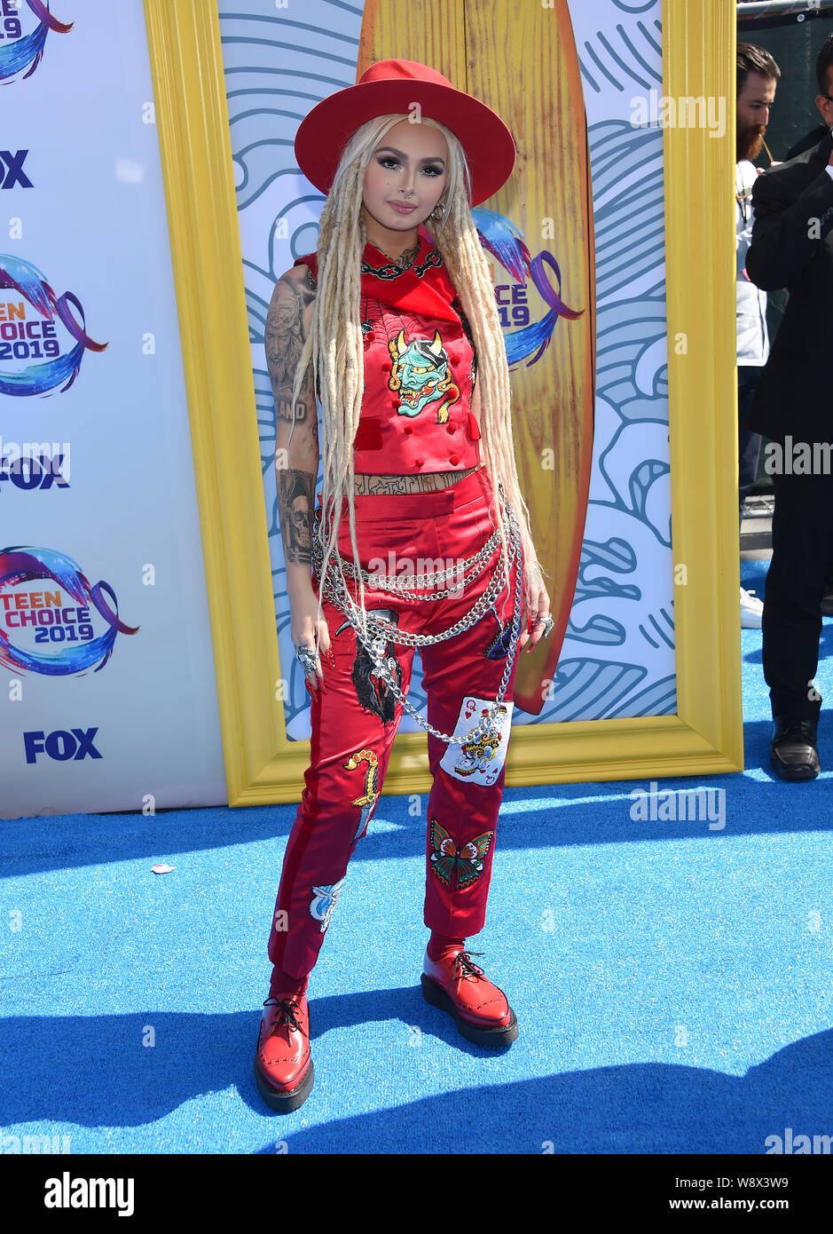 August 11, 2019, Hermosa Beach, California, USA: Zavia Ward arrives for ...