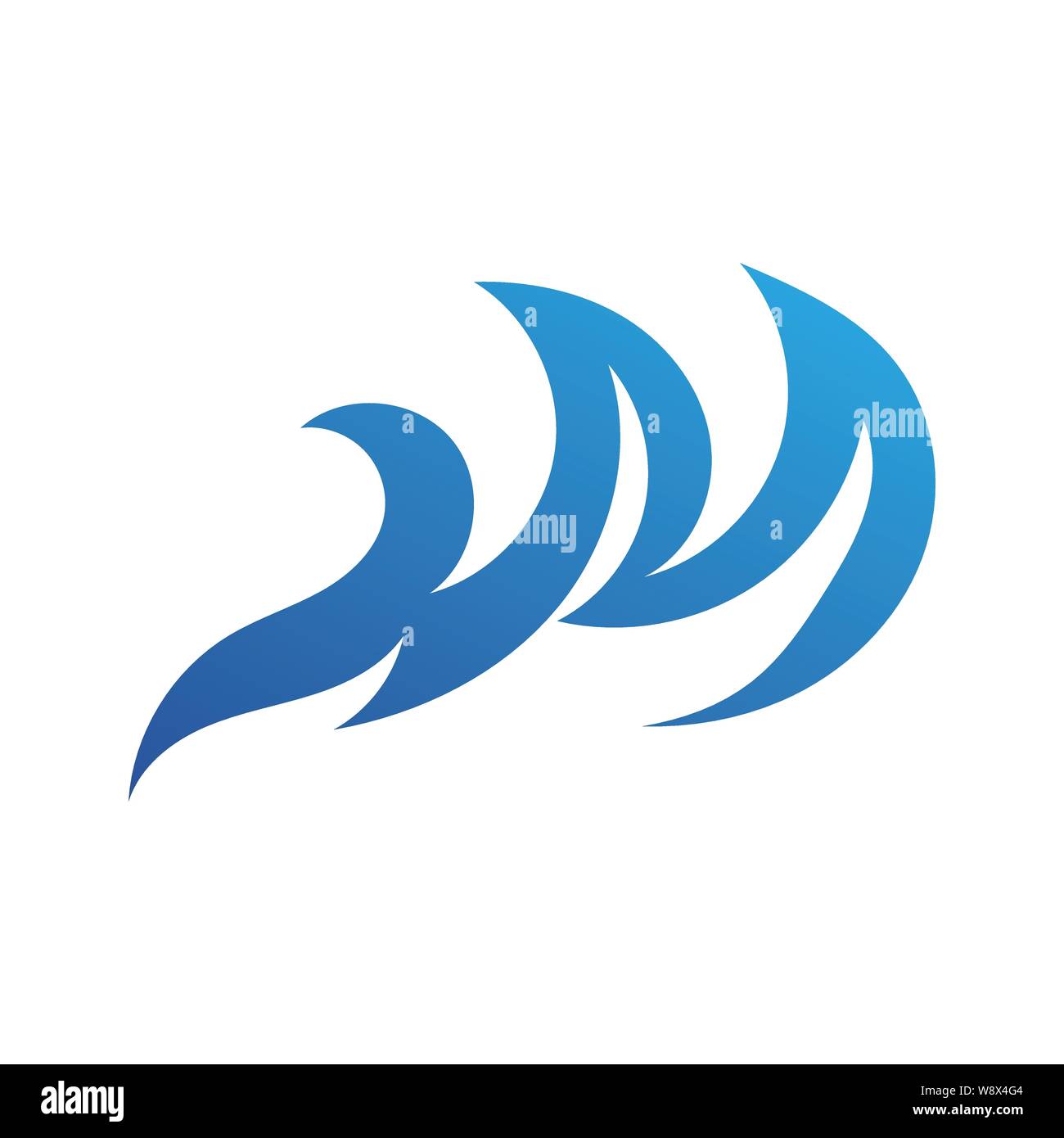 Water Wave Logo Template vector symbol nature Stock Vector Image & Art ...