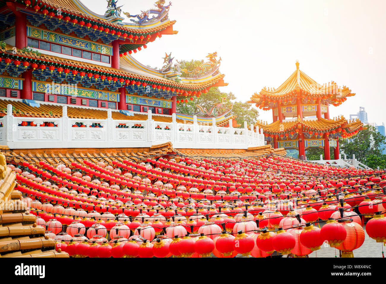 Thean Hou Temple at Kuala Lumpur Malaysia temple Chinese vintage style ...