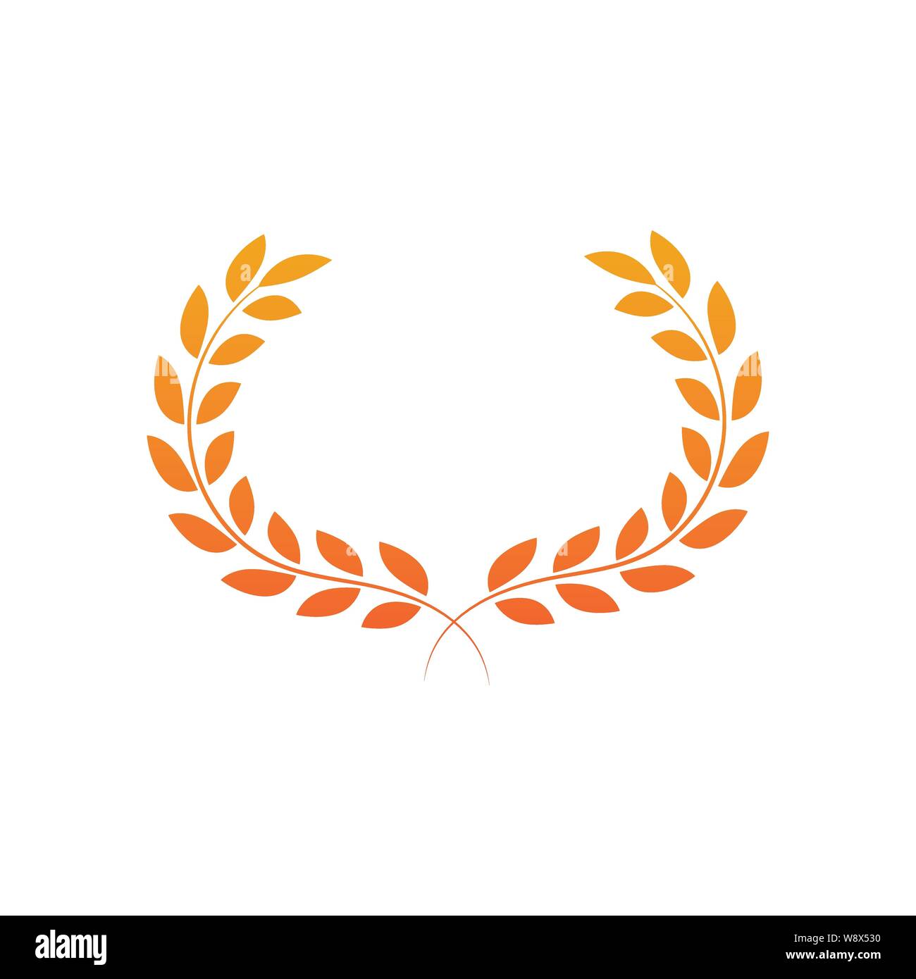 Wheat Iconic Logo Designs Template Vector Wheat Farm Logo