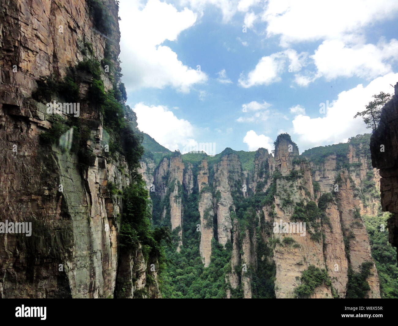 Landscape of Zhangjiajie National Forest Park in the Wulingyuan Scenic ...
