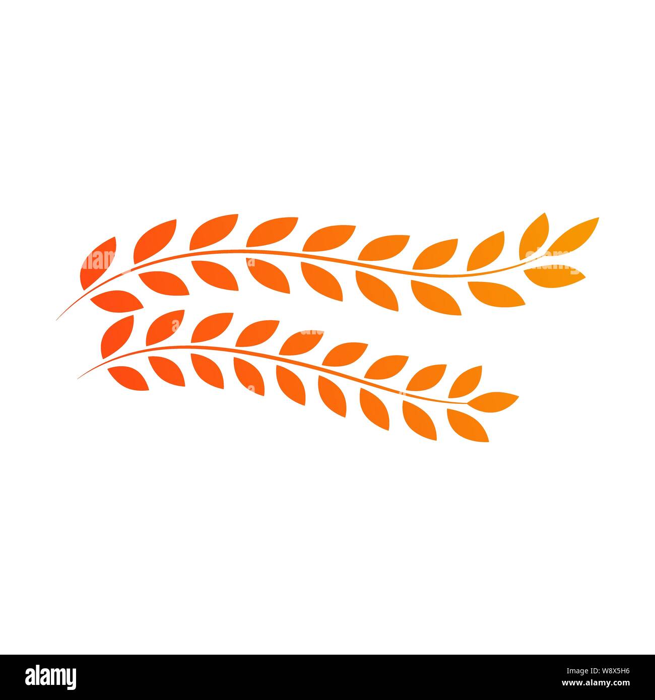 Agriculture wheat logo concept design template Stock Vector Image & Art ...
