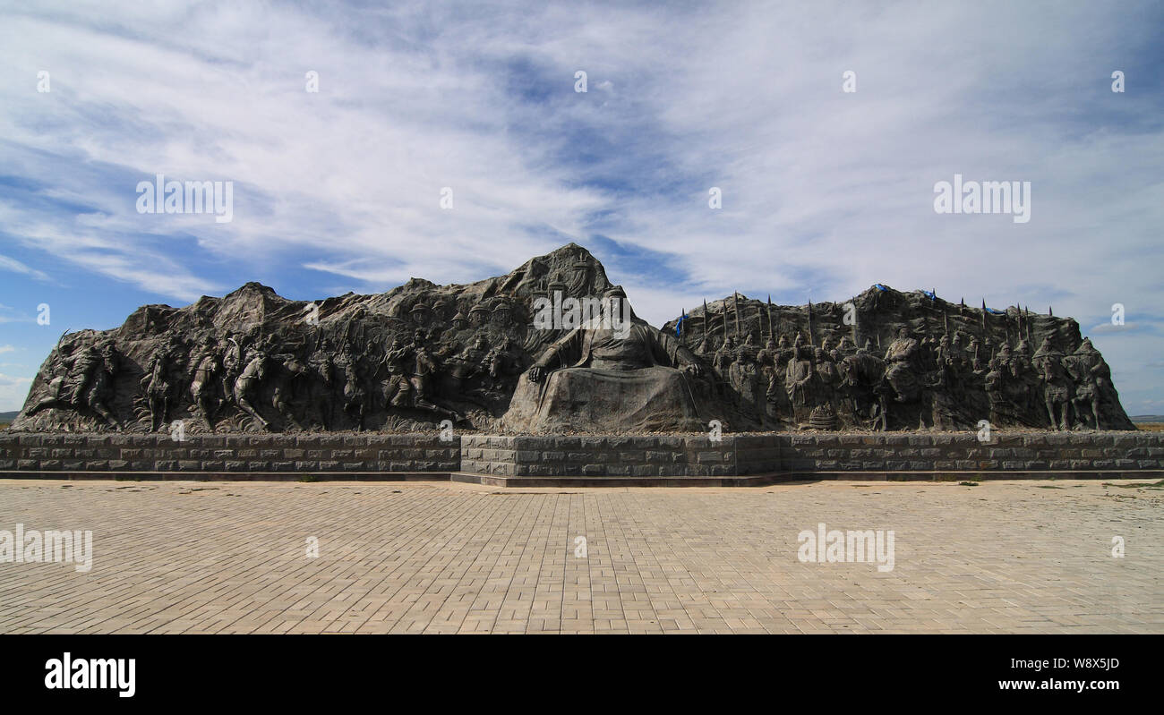 View of the Site of Xanadu (Shangdu), which was the capital of Kublai ...