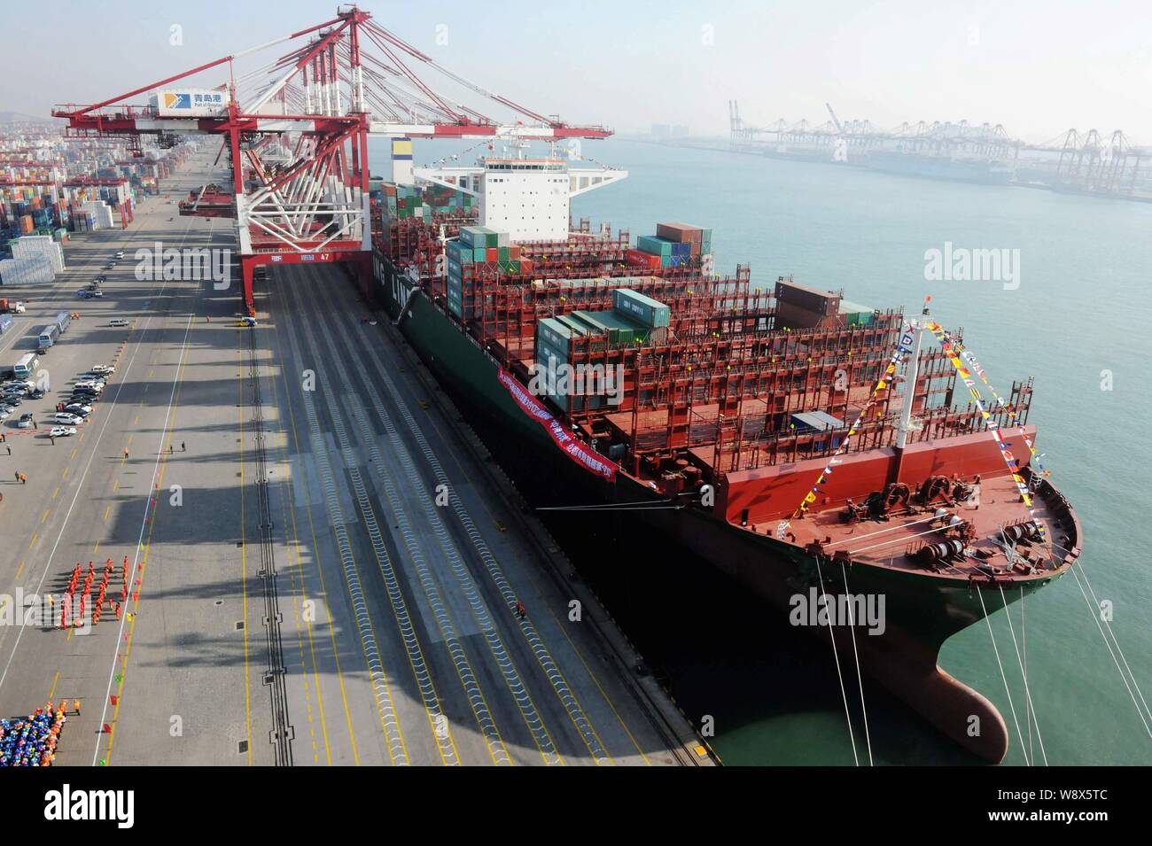 The world's largest container ship, CSCL (China Shipping Container ...