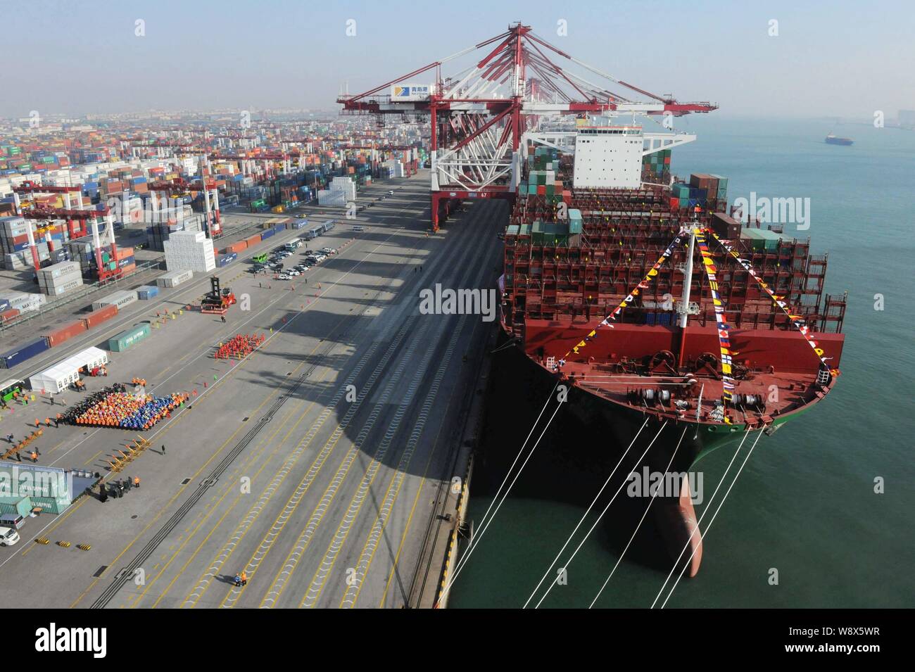 The world's largest container ship, CSCL (China Shipping Container ...