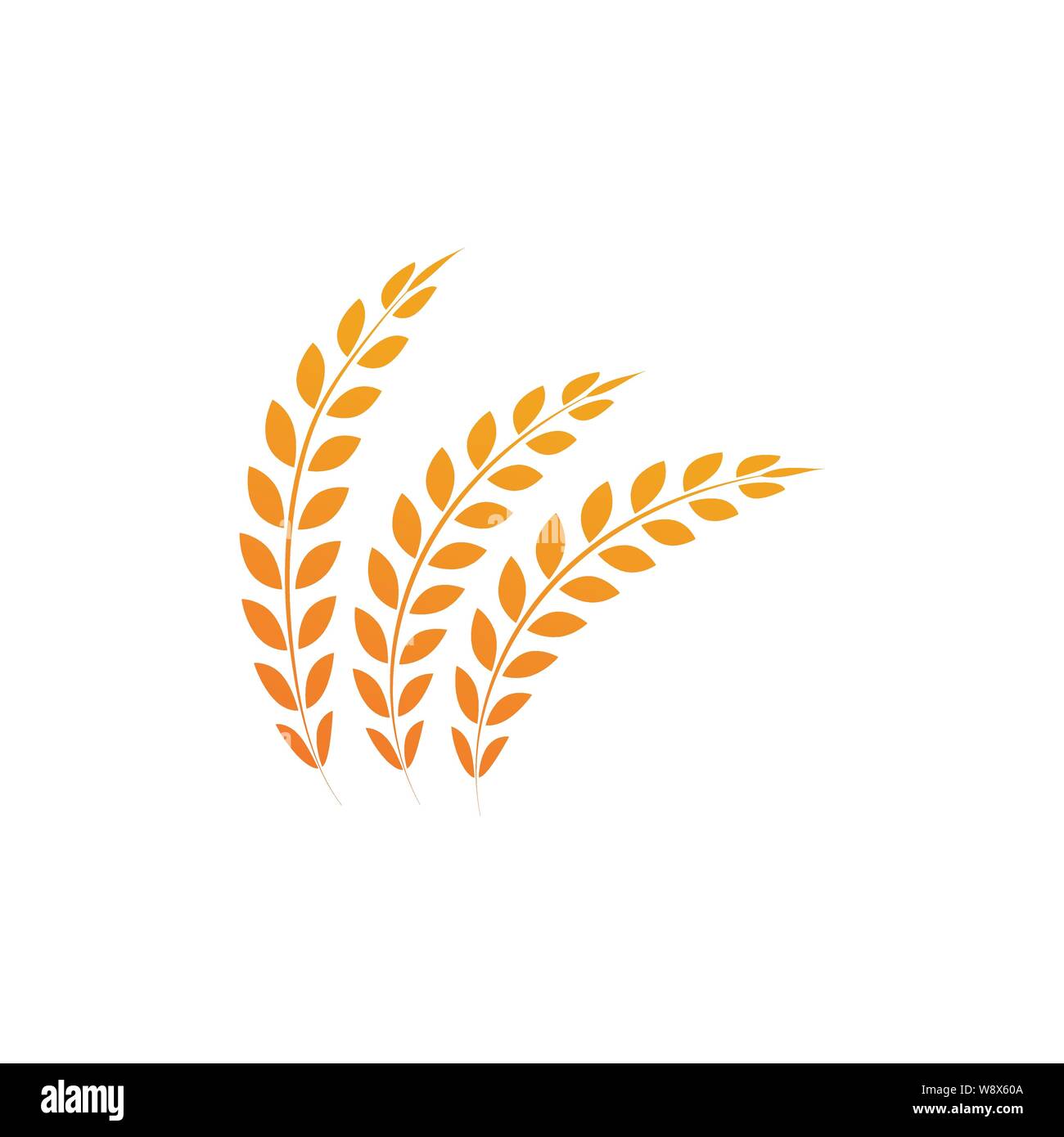 Agriculture wheat logo concept design template Stock Vector Image & Art ...