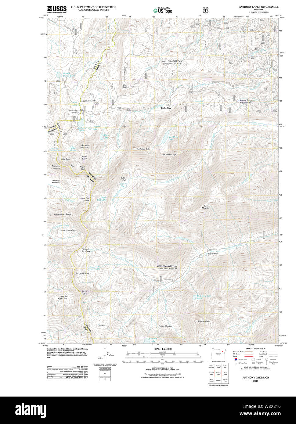 Anthony lakes hi-res stock photography and images - Alamy