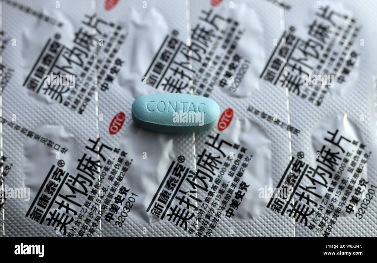 Contac pills hi-res stock photography and images - Alamy