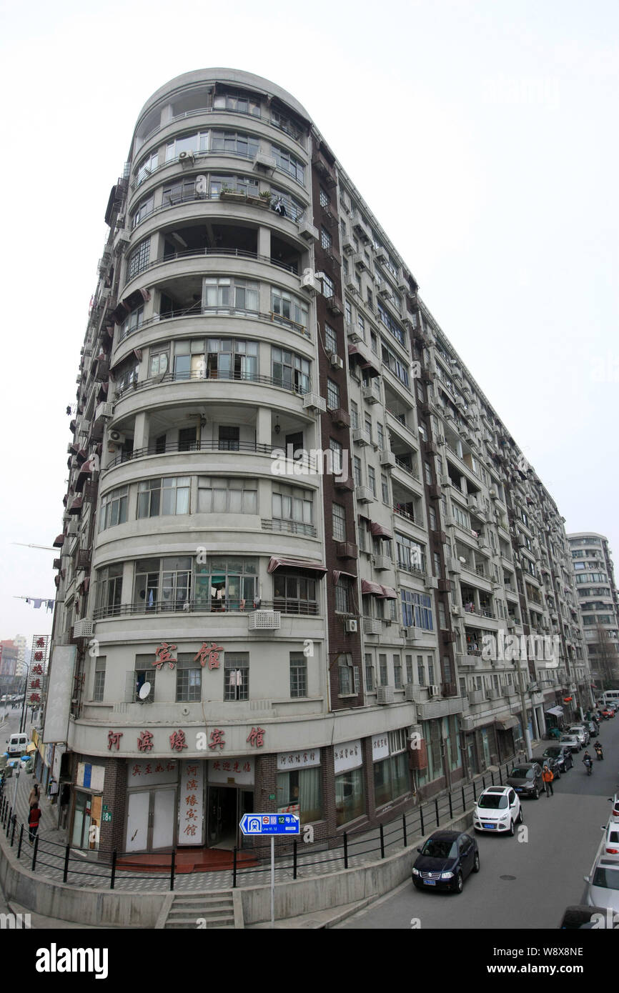 Exterior view of the Riverside Mansion in Shanghai, China, 19 March ...