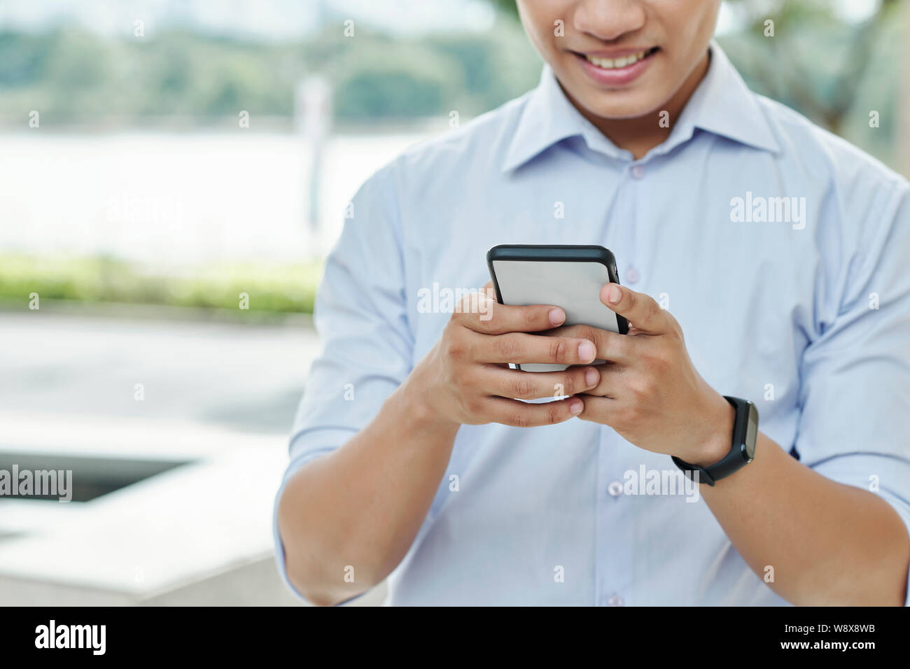 Mobile phone screen male only hi-res stock photography and images - Alamy