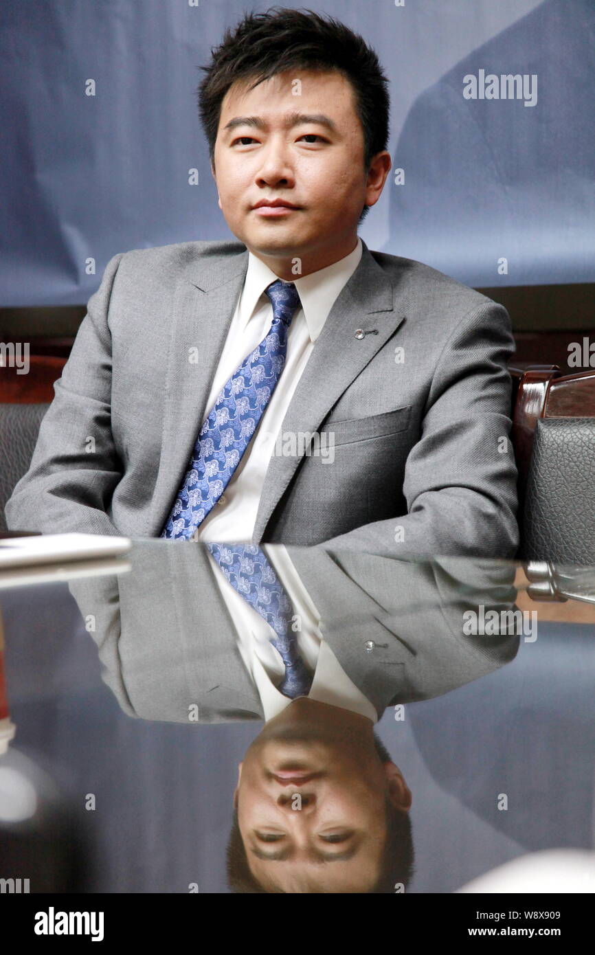 --FILE--Then CCTV (China Central Television) news anchor Rui Chenggang ...