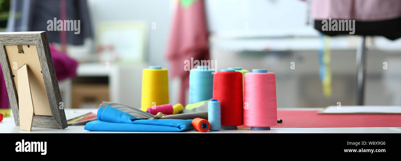 Fashion Creative Clothes Design Working Studio Stock Photo - Alamy
