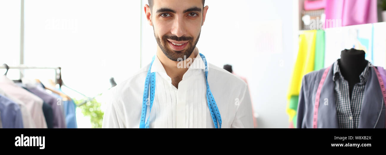 Clothes Creating Work Fashion Atelier Interior Stock Photo - Alamy