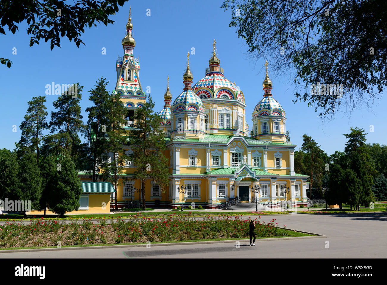 Ascension (Zenkov) Cathedral in Panfilov Park in Almaty, Kazakhstan ...