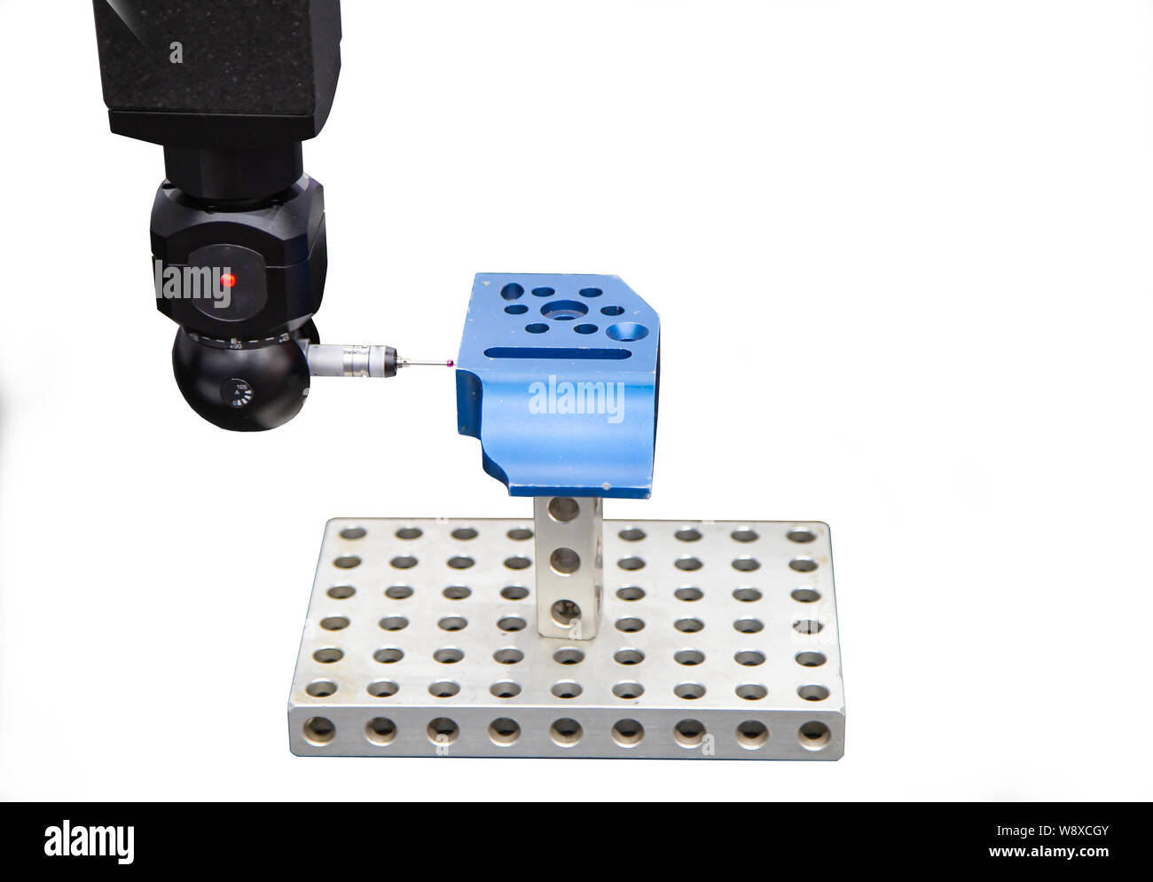 CNC Coordinate Measuring Robotic Machine isolated on white background ...