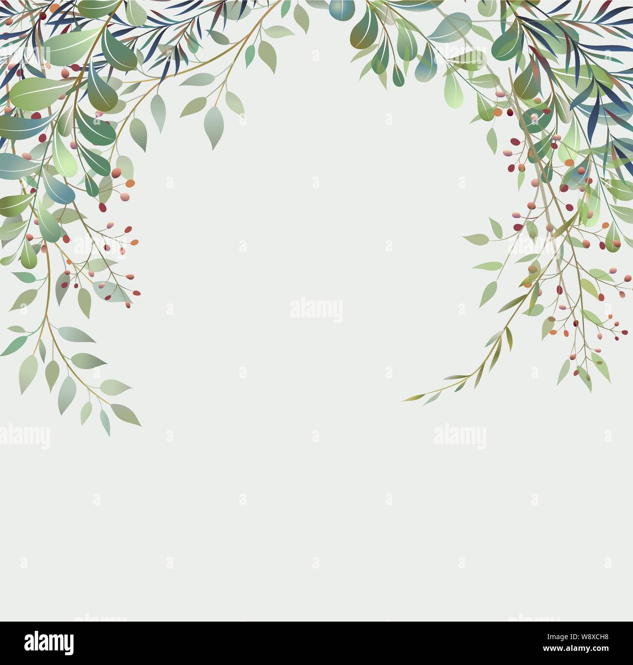 Handdrawn Vector Watercolour style, nature illustration. Background ...