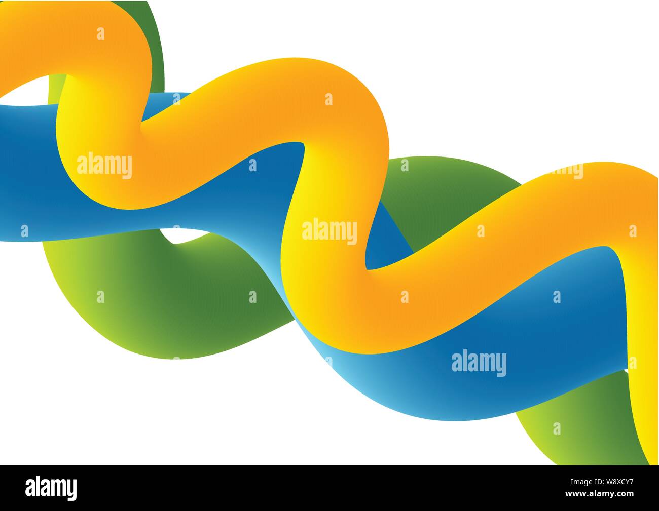 Abstract colorful 3d waves background. Vector modern design Stock ...