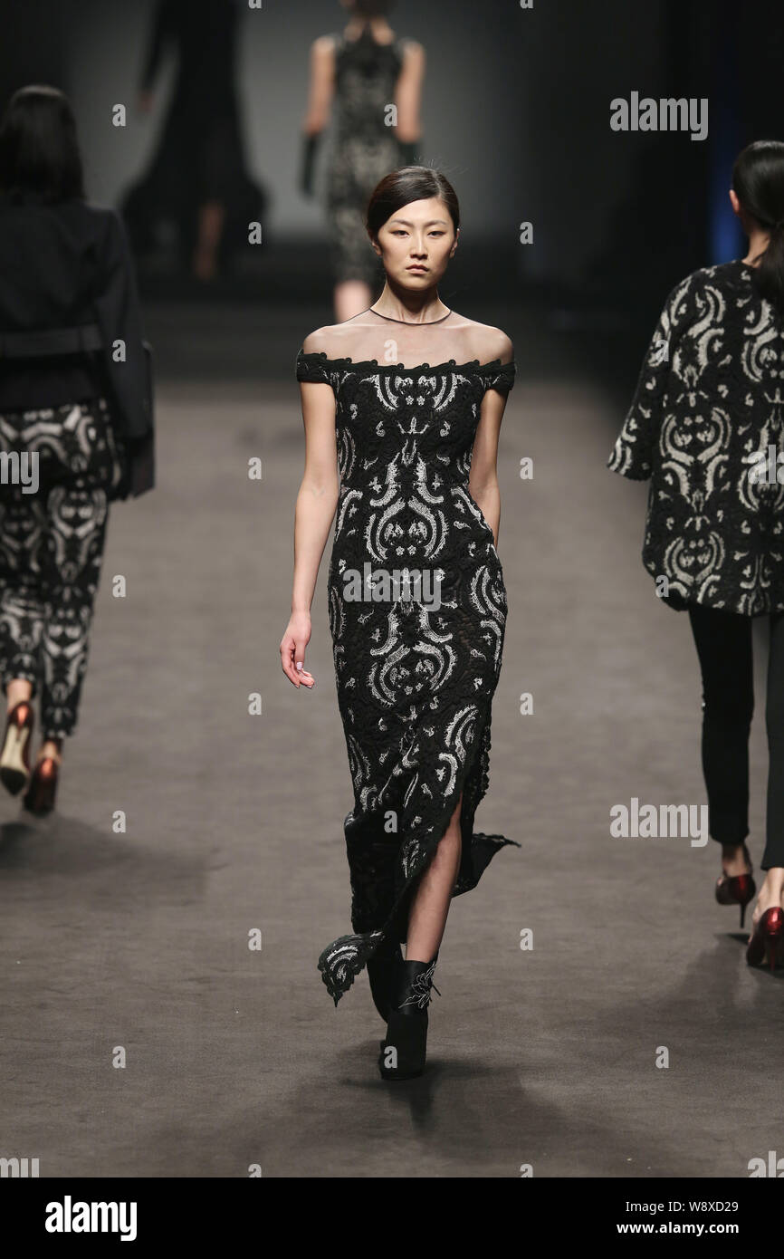 Models display new creations at the fashion show of Ji Cheng x sheme ...