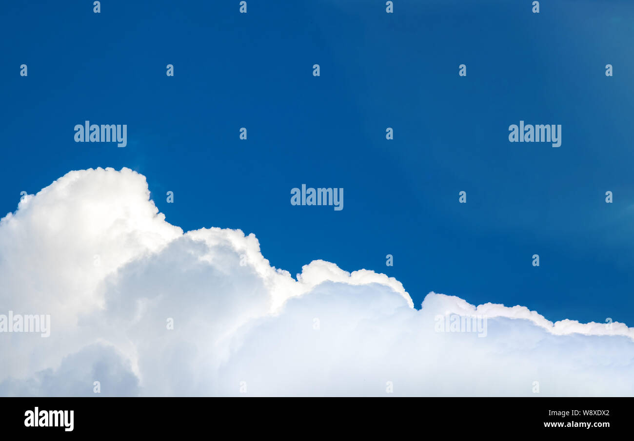 Open wide space in clear sky with cloud Stock Photo - Alamy