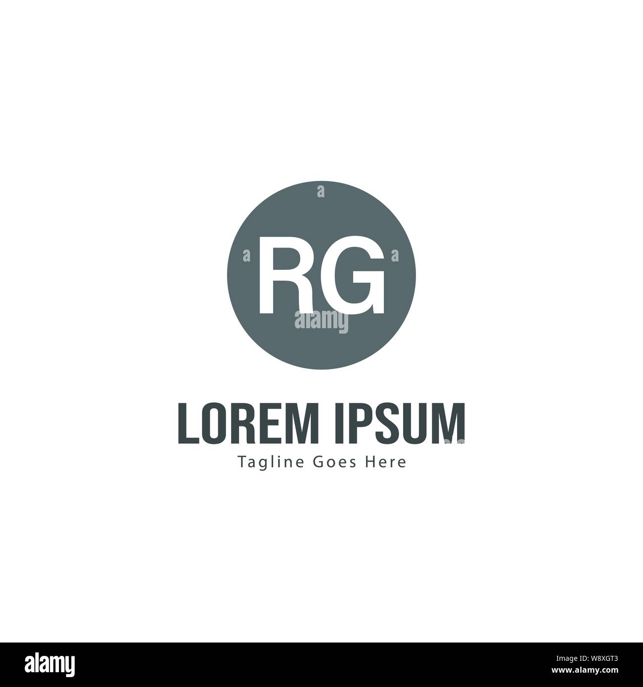 Logo rg vector vectors Black and White Stock Photos & Images - Alamy