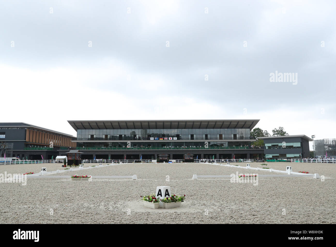 Tokyo, Japan. 12th Aug, 2019. General view Equestrian : READY STEADY ...