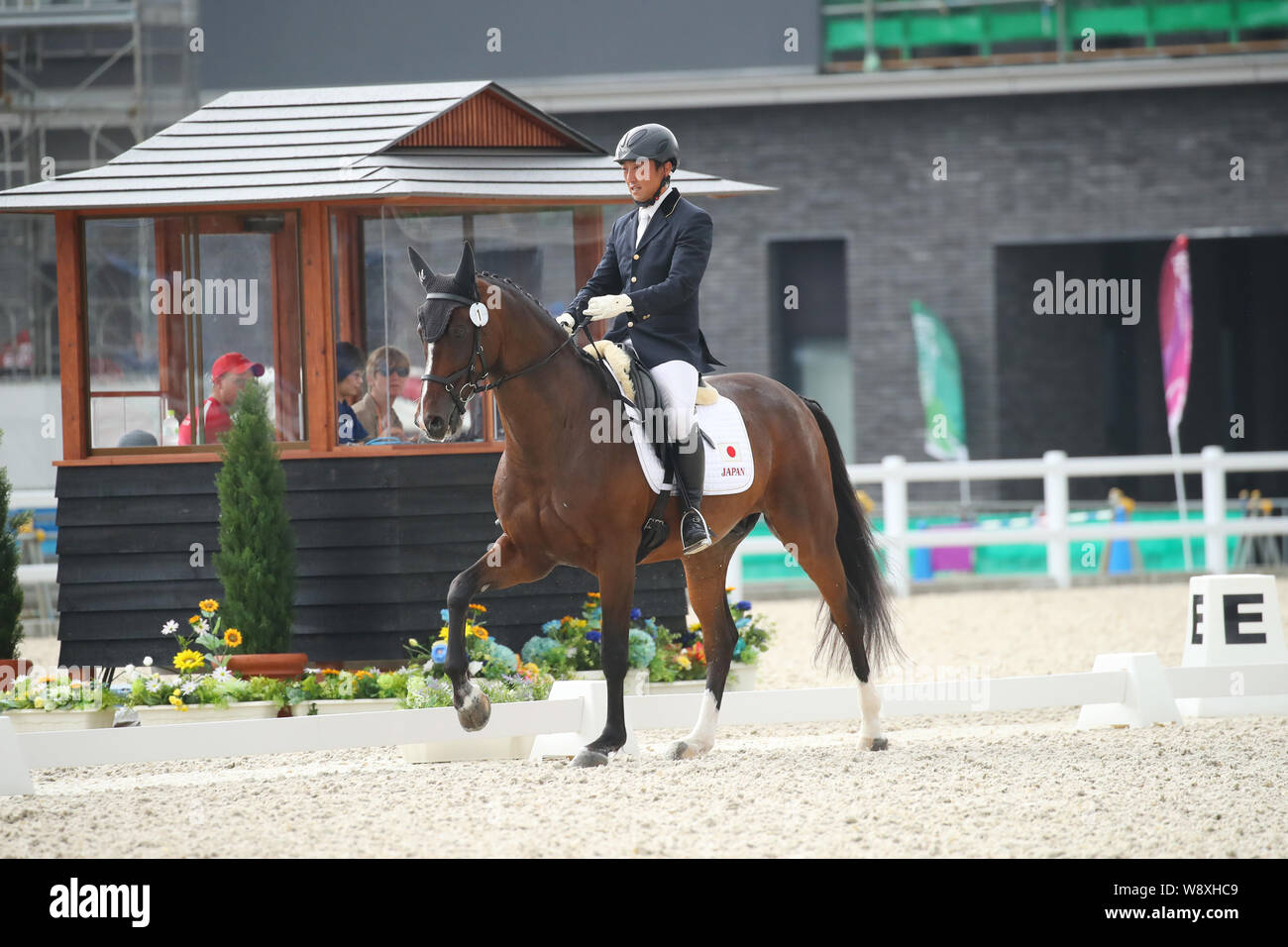 Tokyo, Japan. 12th Aug, 2019. Kazuya Otomo & Condorcet (JPN) Equestrian ...