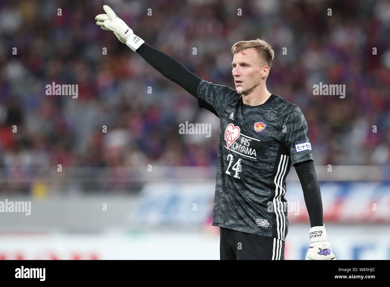 Jakub Swik of Vegalta Sendai during the 2019 J1 League match between FC ...