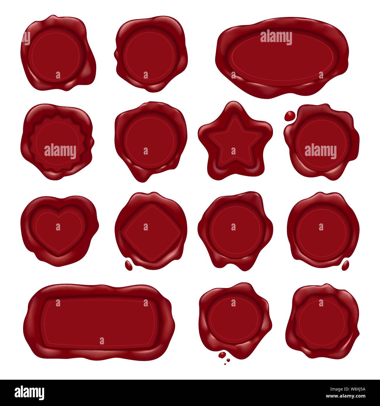 Wax red seal stamp hi-res stock photography and images - Alamy