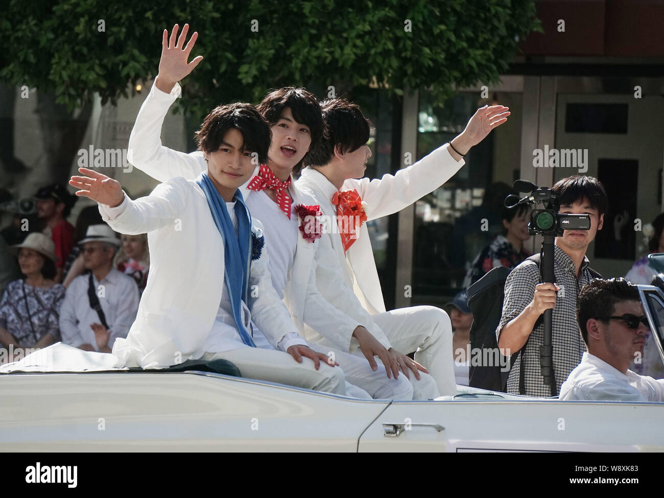 Los Angeles, USA. 11th Aug, 2019. a Ryuga Sato, Yuto Nasu, Hidaka ...