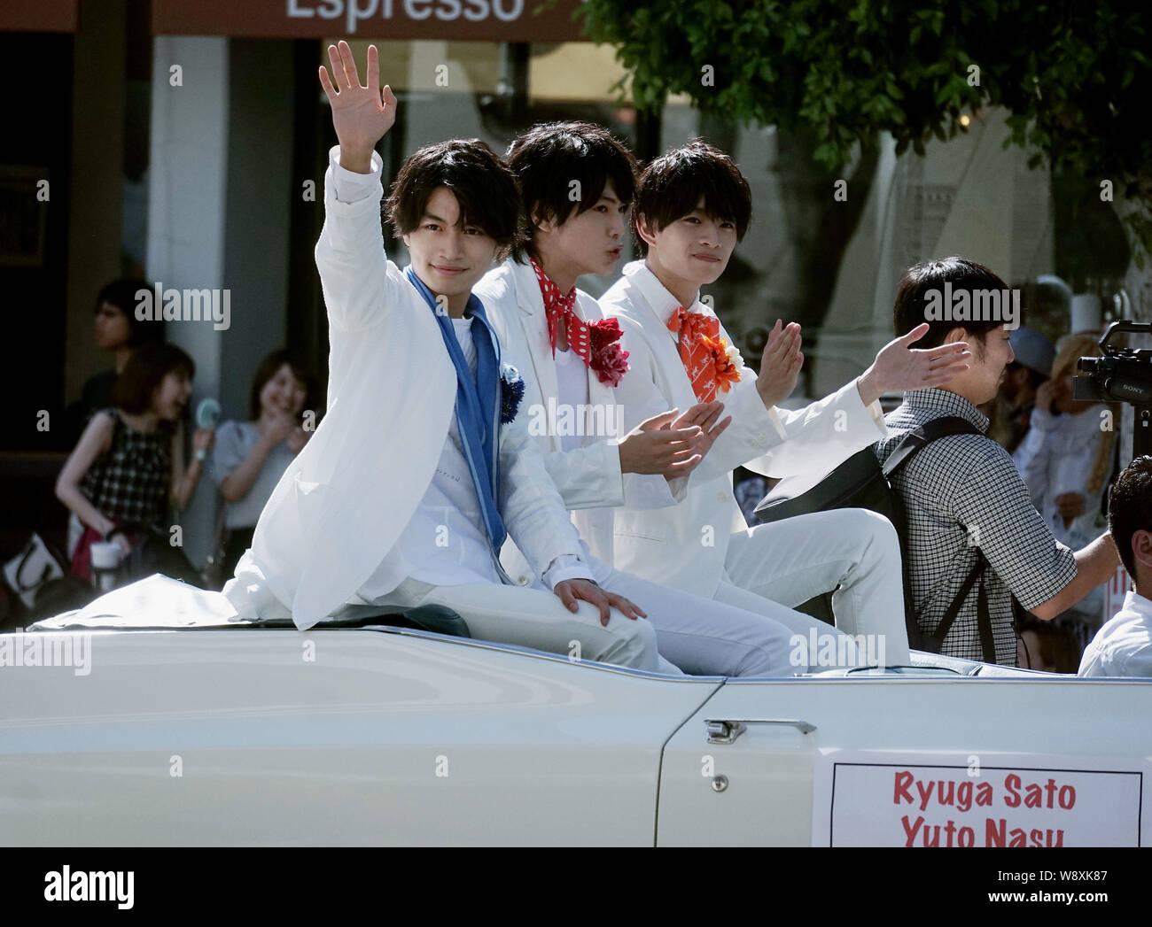 Los Angeles, USA. 11th Aug, 2019. a Ryuga Sato, Yuto Nasu, Hidaka ...