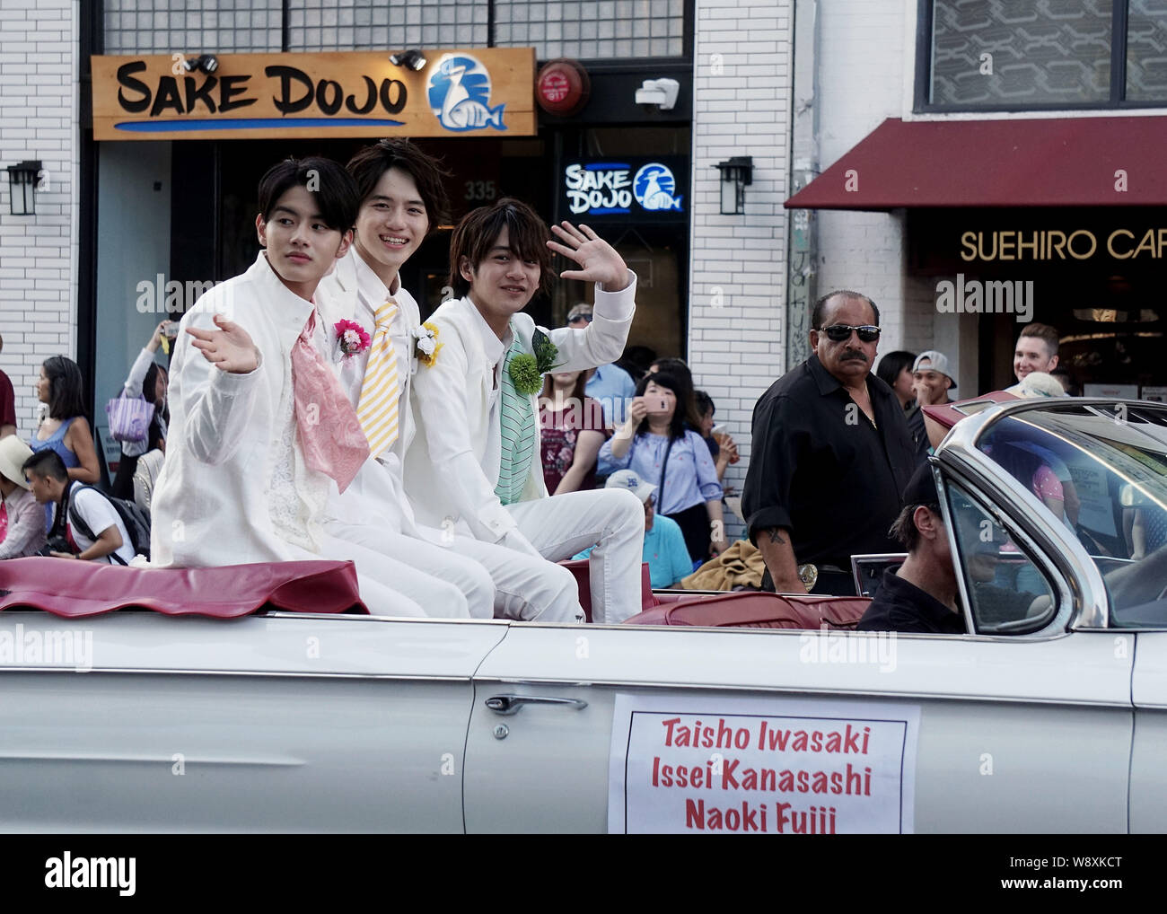 Los Angeles, USA. 11th Aug, 2019. a Taisho Iwasaki, Issei Kanasashi ...