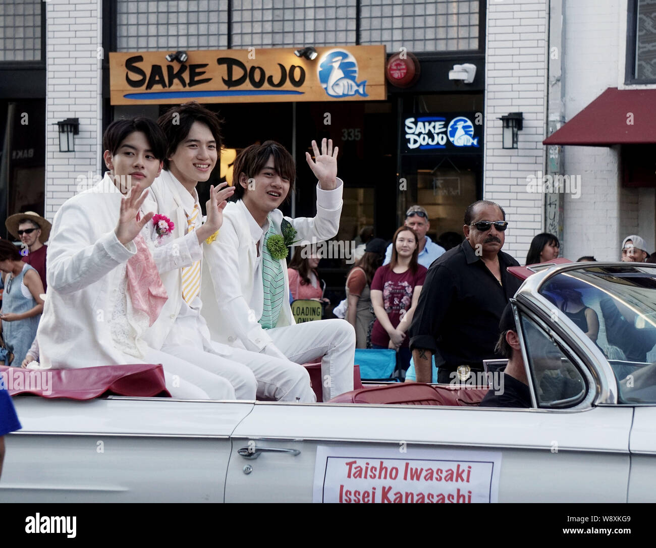Los Angeles, USA. 11th Aug, 2019. a Taisho Iwasaki, Issei Kanasashi ...