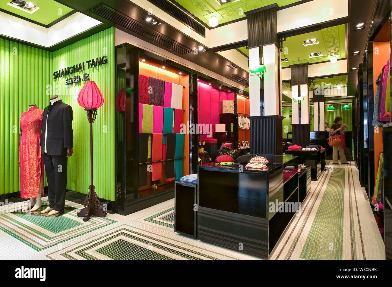 This undated photos shows the Shanghai Tang boutique in Xintiandi, a ...