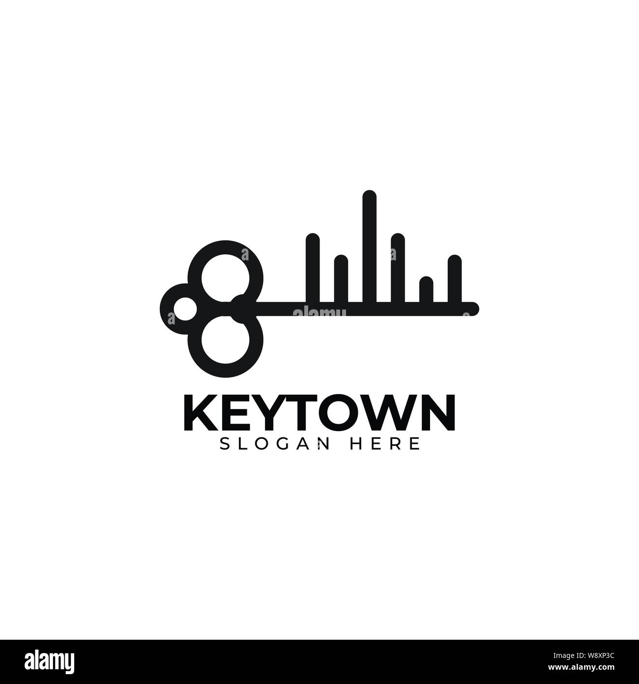 Keys old town Stock Vector Images - Alamy