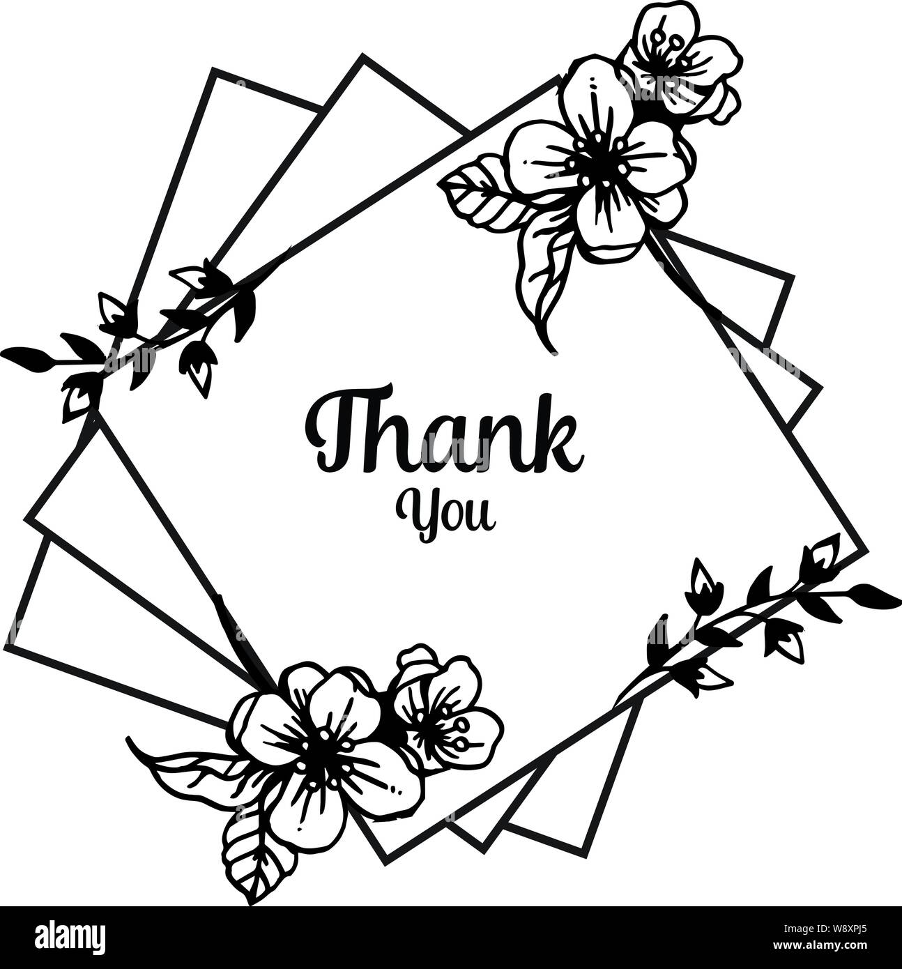 Thank You Template Frame 10,000+ Thank You Border Stock Photos,