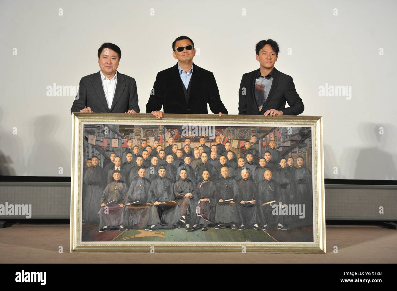 (From left) Yu Dong, Chairman and CEO of Bona Film Group, Hong Kong ...