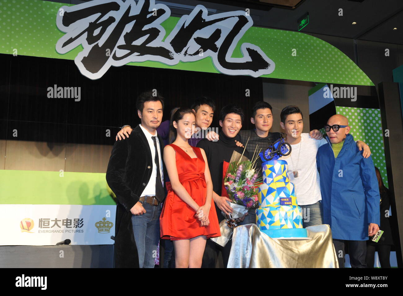 (From left) Taiwanese actor Andrew Lien, actress and cellist Nana Ou ...