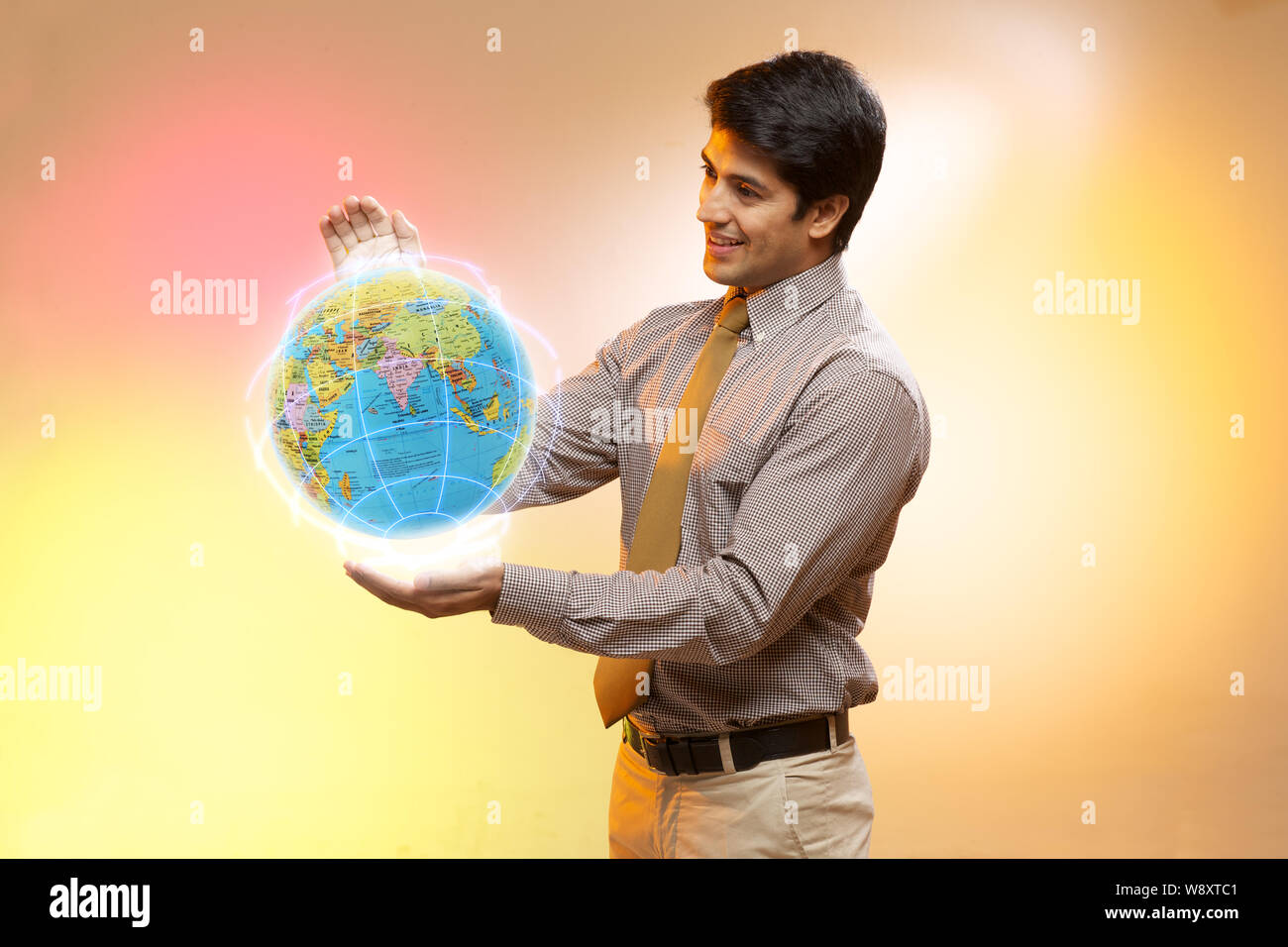 Glowing globe hi-res stock photography and images - Alamy