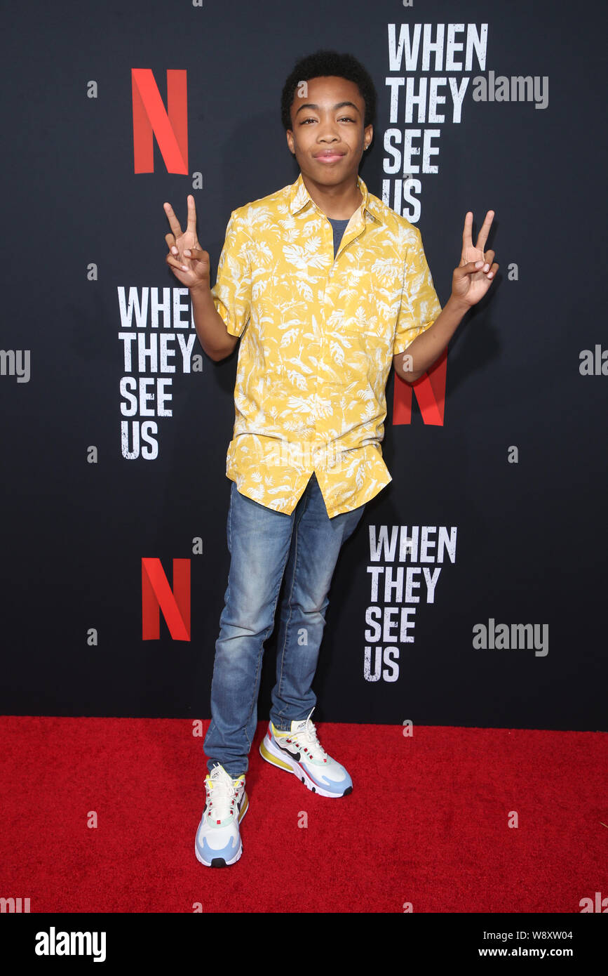 Los Angeles, Ca. 11th Aug, 2019. Asante Blackk, at When They See Us for ...