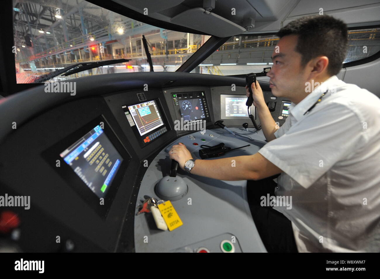 Bullet train driver hi-res stock photography and images - Alamy