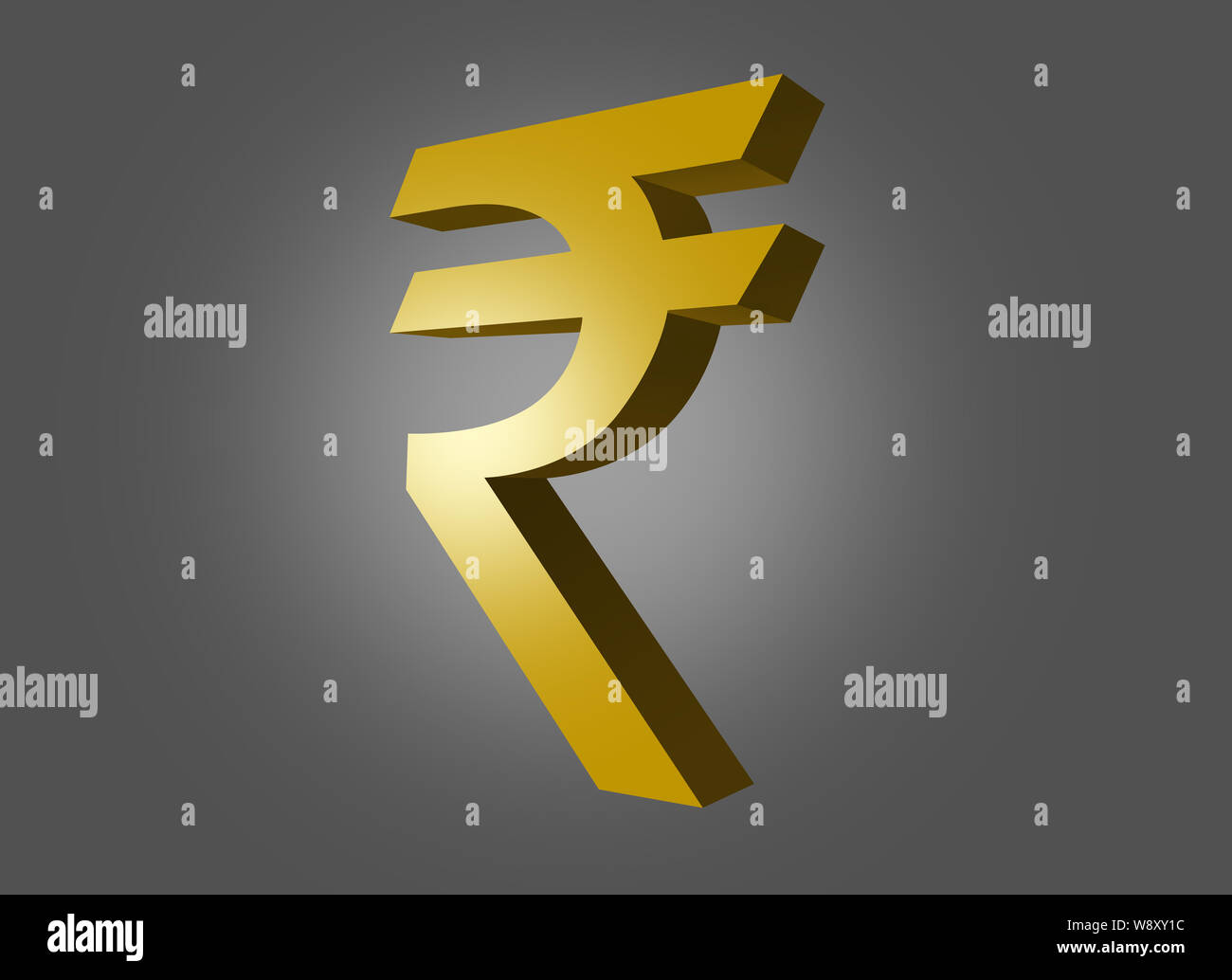 Indian rupee symbol Stock Photo - Alamy
