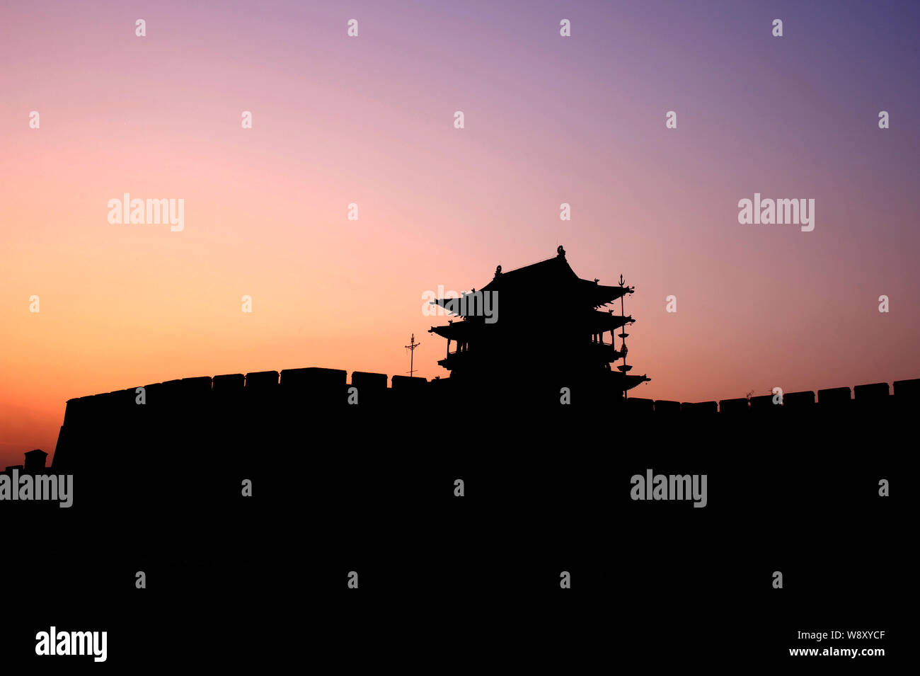 Pingyao ancient city gate tower hi-res stock photography and images - Alamy