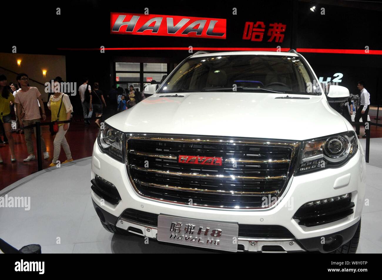 --FILE--A Haval H8 of Great Wall Motor is displayed during the 15th ...