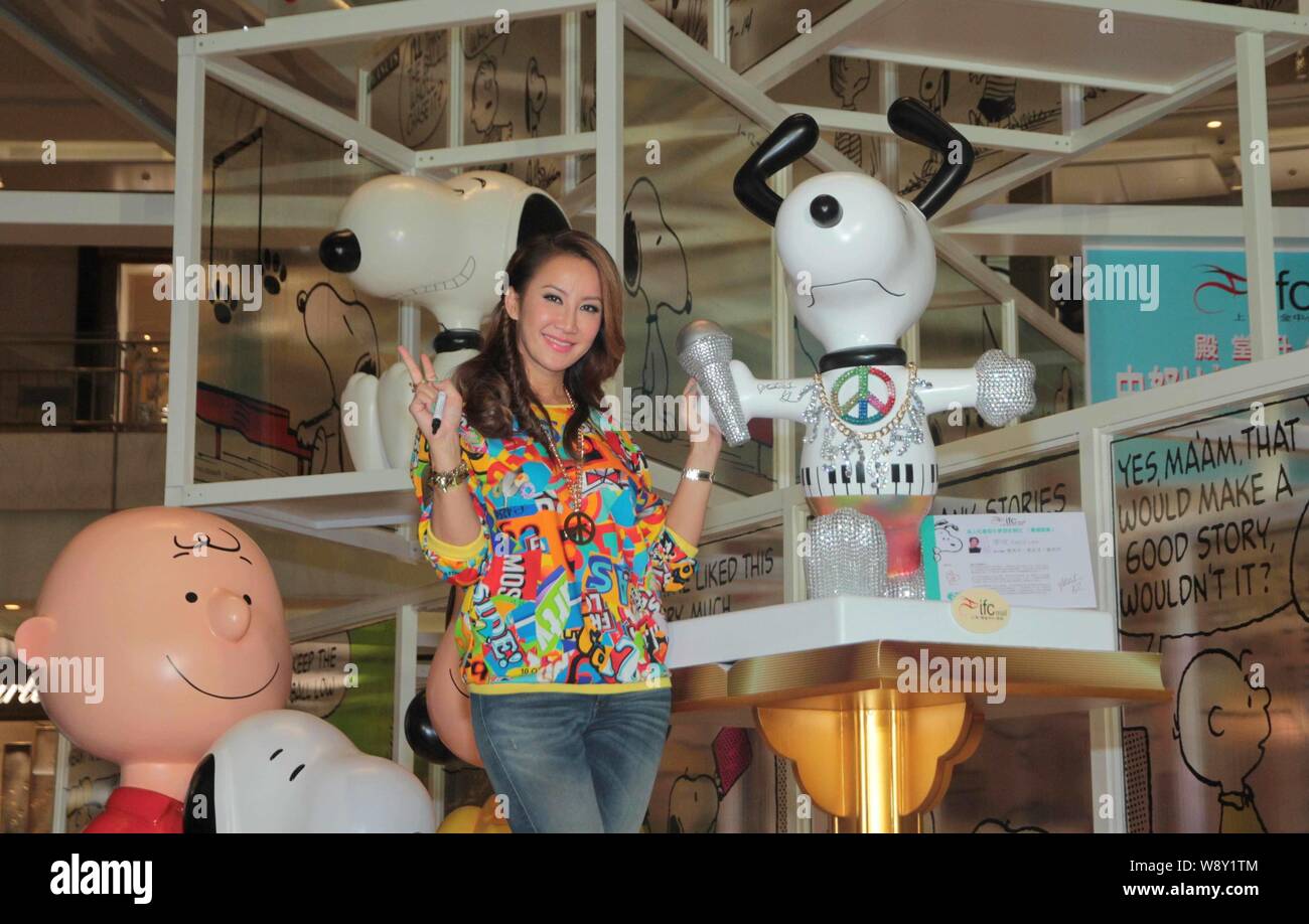 Taiwanese-American singer Coco Lee poses during the opening ceremony ...