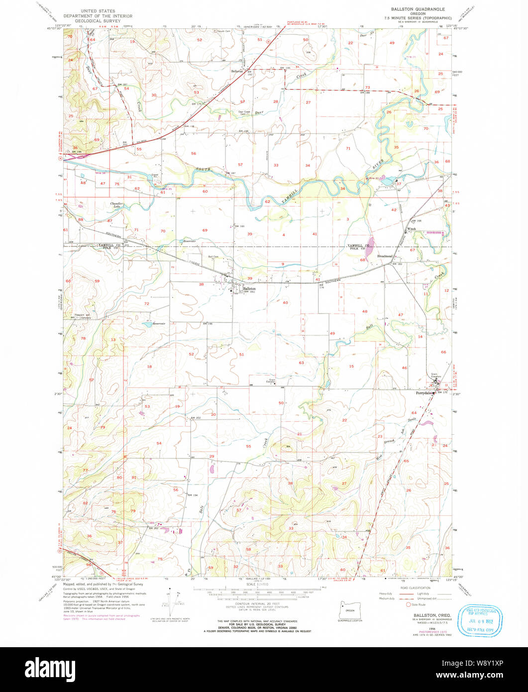 1956 map Cut Out Stock Images & Pictures - Alamy