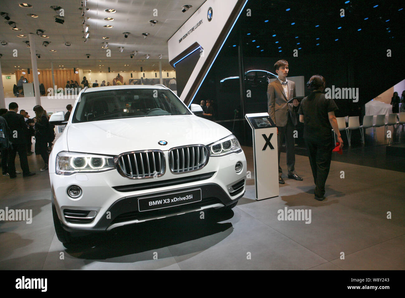 --FILE--A BMW X3 35i SUV is displayed during the 13th Beijing ...
